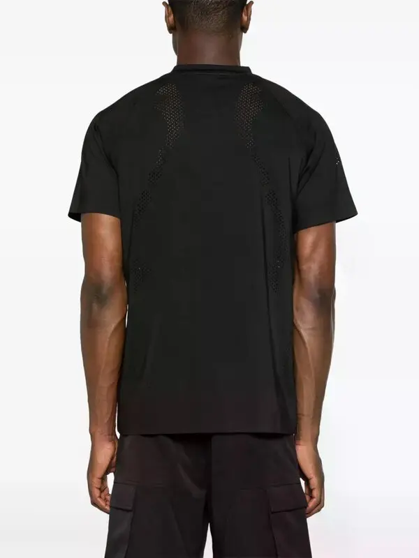 HELIOT EMIL Intine Round-neck Perforated T-shirt