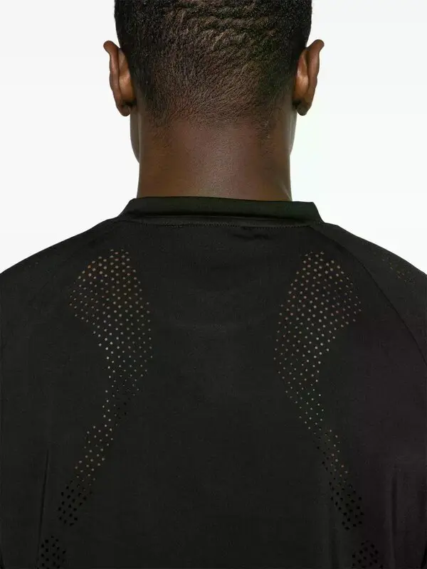 HELIOT EMIL Intine Round-neck Perforated T-shirt