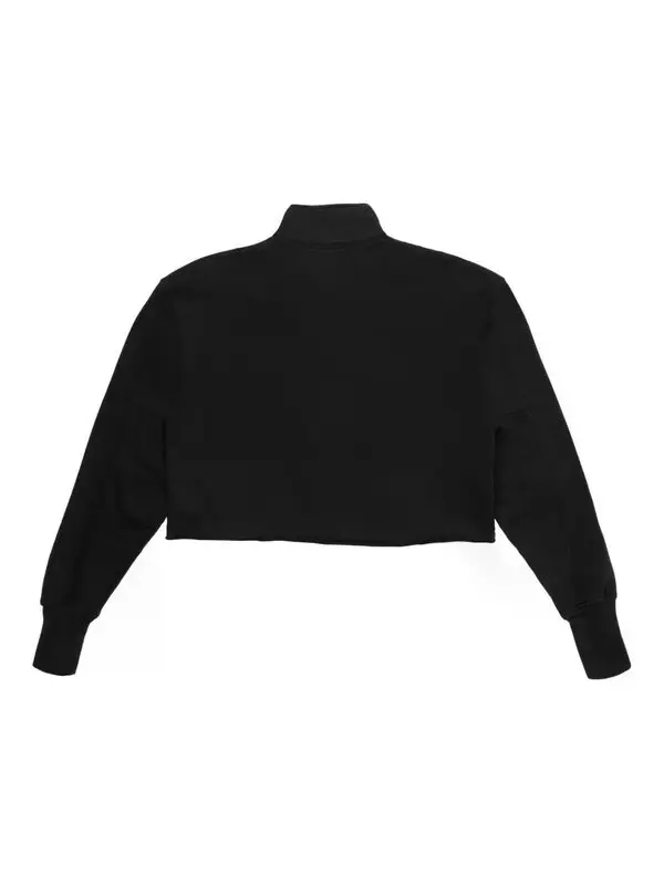 LES TIEN Half-zip Pullover - Black