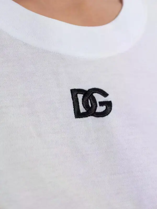 Dolce & Gabbana Embroidered Logo Crewneck T-shirt