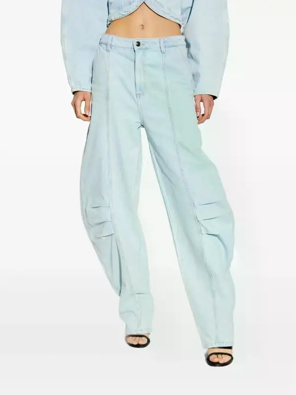 ROTATE BY BIRGER CHRISTENSEN Wide-leg Cargo Jeans
