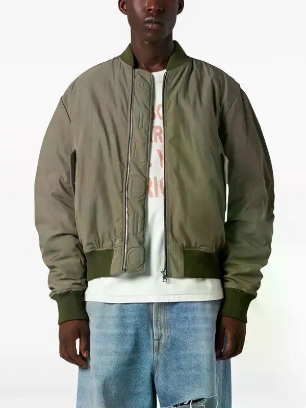 1989 STUDIO Logo-embossed Bomber Jacket