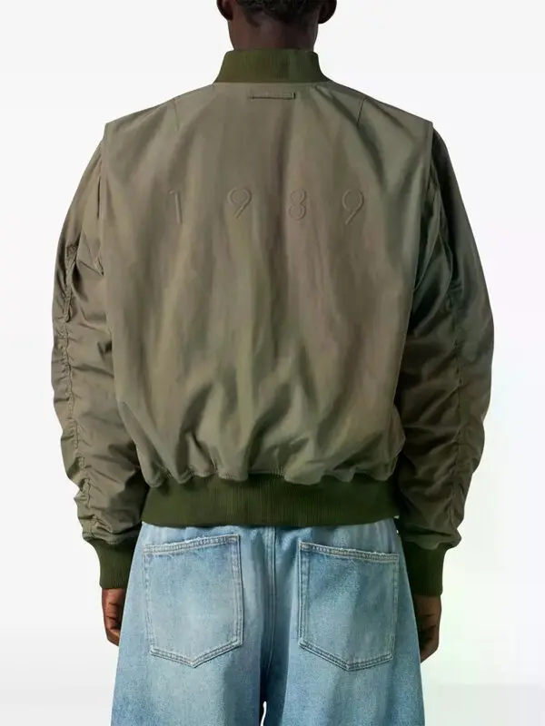 1989 STUDIO Logo-embossed Bomber Jacket