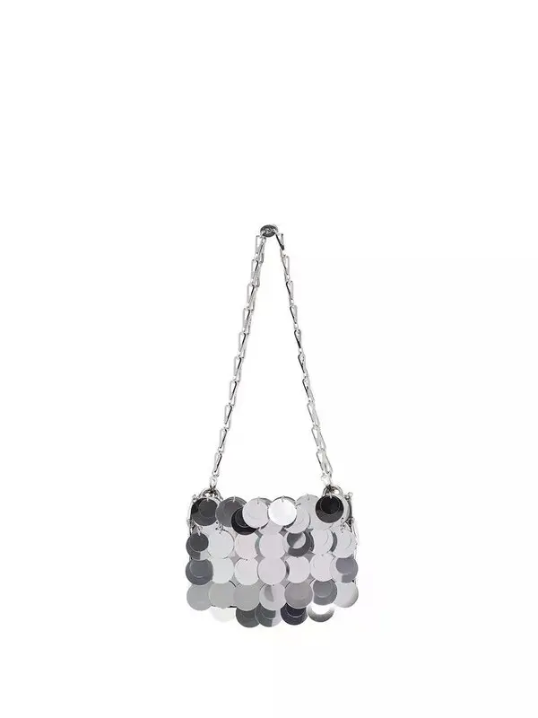 Rabanne Nano 69 Shoulder Bag - Silver