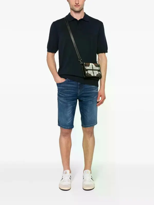 BOSS Fine-knit Polo Shirt