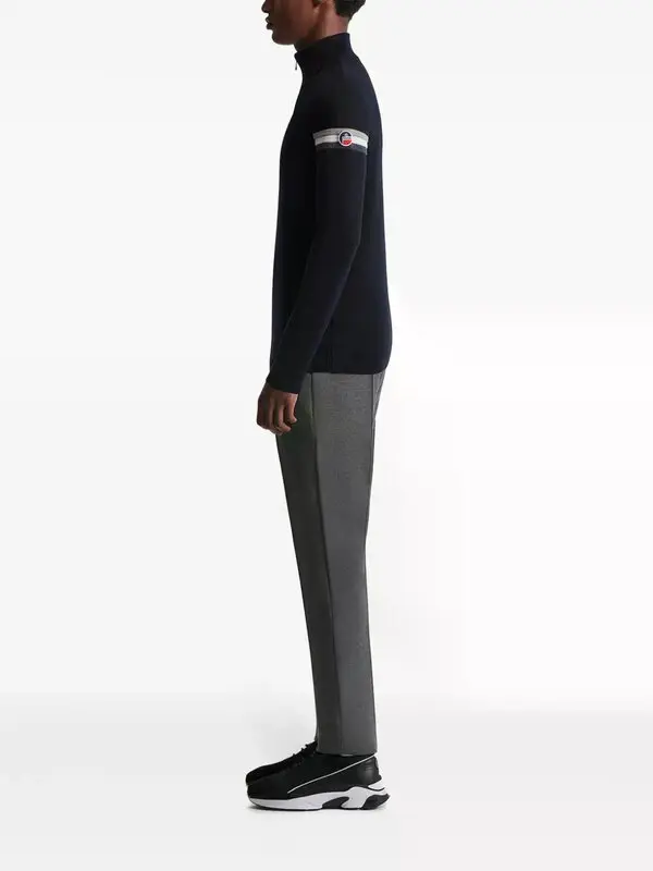 Fusalp Wengen Sweater With Zip Detail - Blue