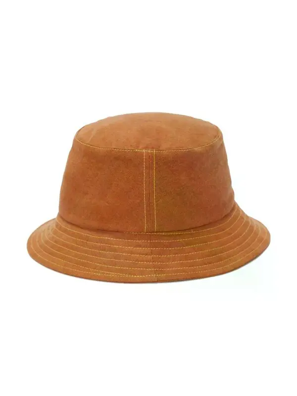 JW Anderson Logo-embossed Cotton Bucket Hat