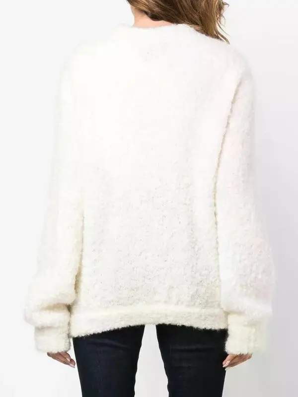 Philipp Plein Skull & Bones Knitted Jumper - Neutrals