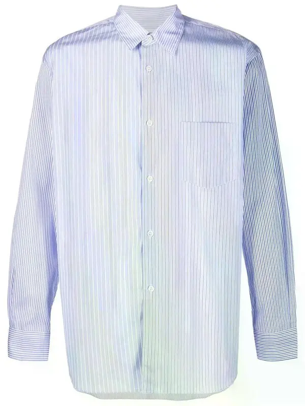 Comme Des Garçons Stripe-print Long-sleeve Shirt