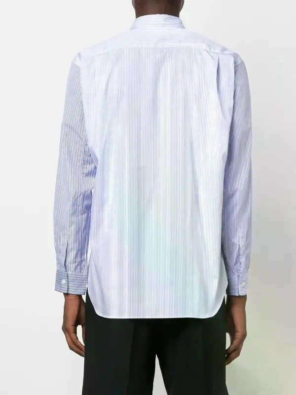 Comme Des Garçons Stripe-print Long-sleeve Shirt