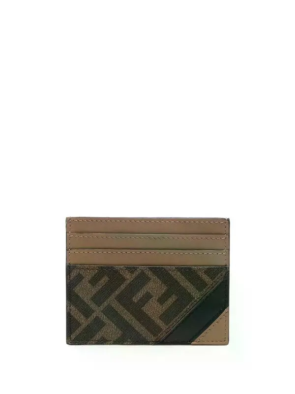 Fendi Logo-print Cardholder - Brown