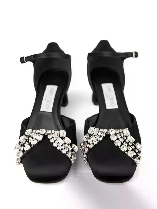 JIMMY CHOO Crystal Embellished Pumps