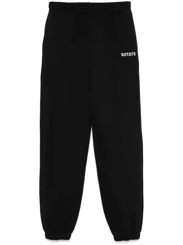 ROTATE BY BIRGER CHRISTENSEN Organic Cotton Embroidered Logo Sweatpants