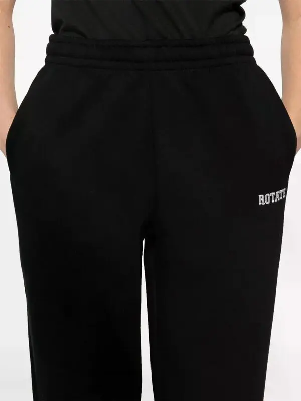 ROTATE BY BIRGER CHRISTENSEN Organic Cotton Embroidered Logo Sweatpants