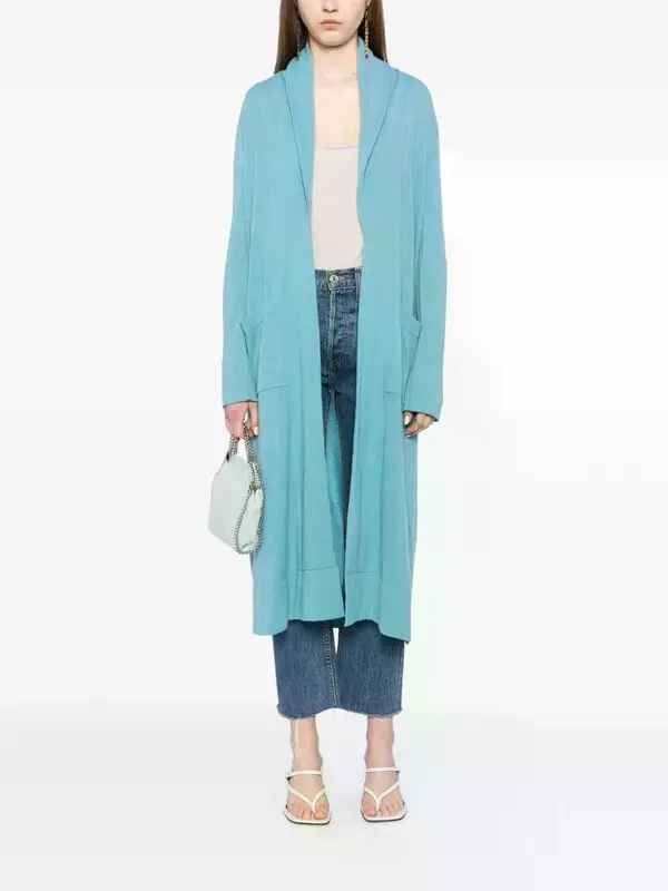 TEDDY CASHMERE Cashmere Cardigan-coat - Blue