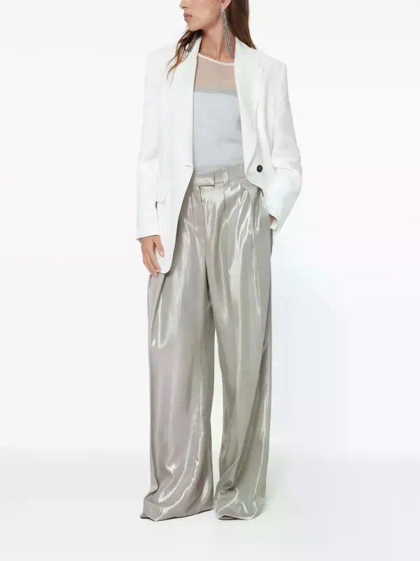 Brunello Cucinelli Sheer Sleeveless Blouse