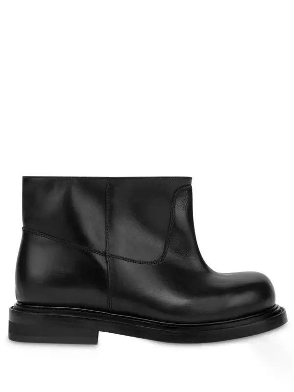 Moschino Olivia Leather Ankle Boots