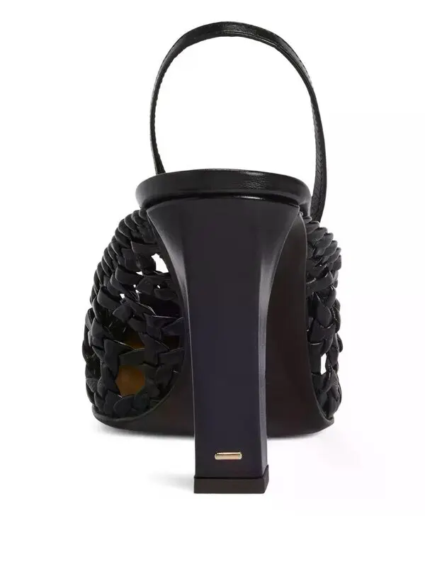 GIUSEPPE ZANOTTI 90mm Brendha Cage Pumps - Black