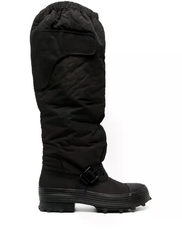 Camper Traktori Padded Thigh-high Boots - Black
