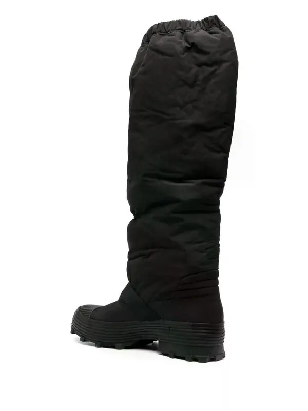 Camper Traktori Padded Thigh-high Boots - Black