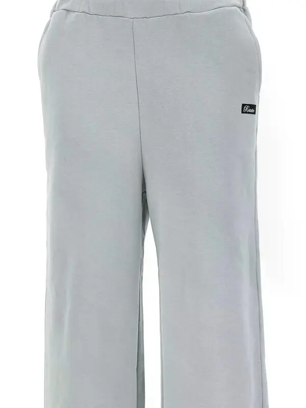 ROTATE BY BIRGER CHRISTENSEN Wide Leg Track Pants - Grey