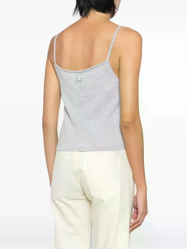 TEDDY CASHMERE Rapallo Knitted Top - Grey