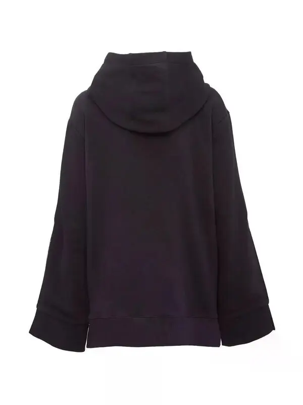 La DoubleJ Drawstring Hoodie With Slit Detailing