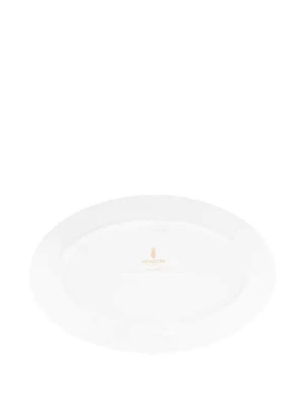 AQUAZZURA CASA Secret Garden Oval Platter - Green