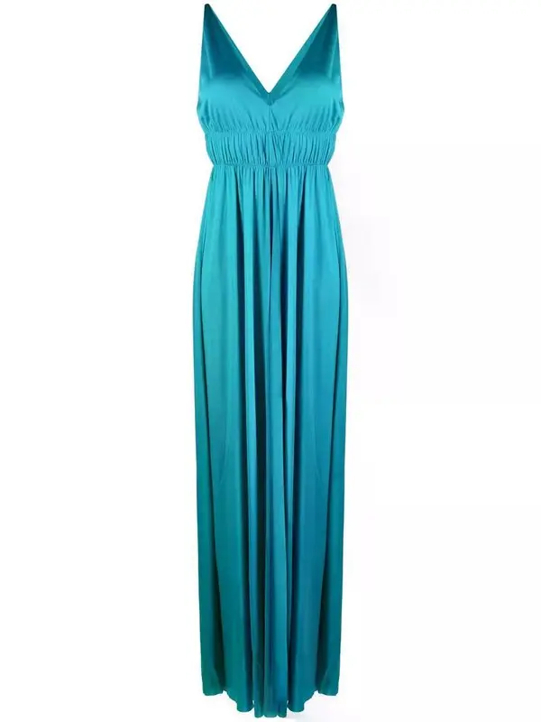P.a.r.o.s.h V-neck Sleeveless Maxi Dress