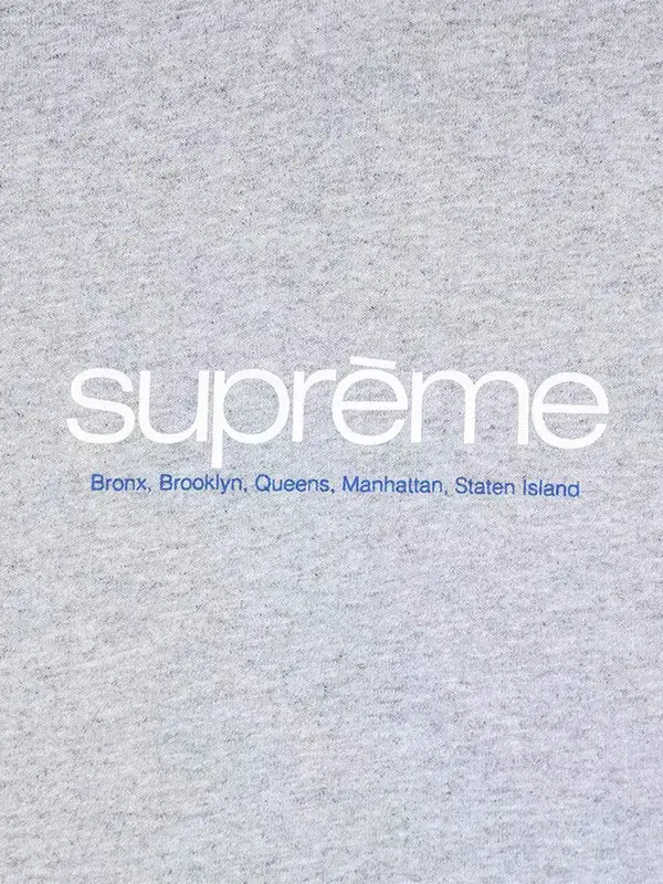 Supreme Five Boroughs Crew Neck T-shirt