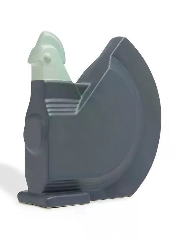 NUOVE FORME Cock Ceramic Figure - Grey