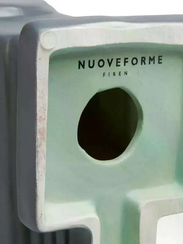 NUOVE FORME Cock Ceramic Figure - Grey