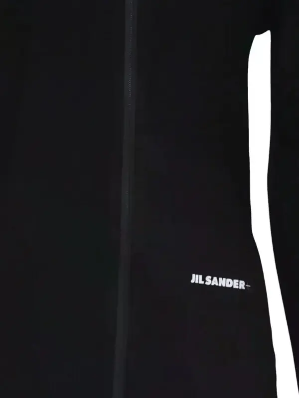 JIL SANDER Logo-print Hoodie - Black