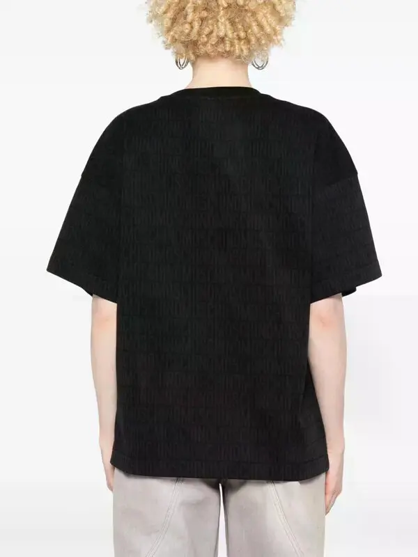 Moschino All-over Logo Print Cotton T-shirt