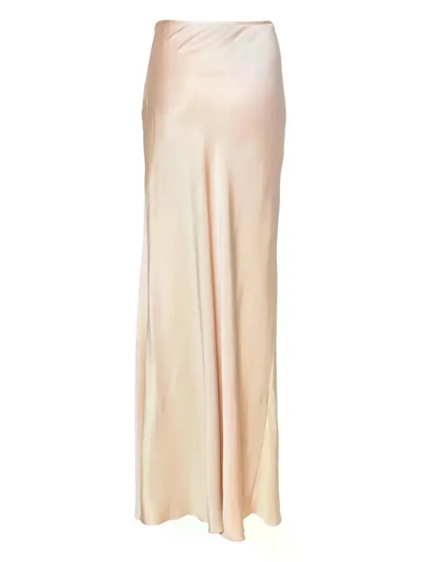 MANURI Satin Silk Maxi Skirt