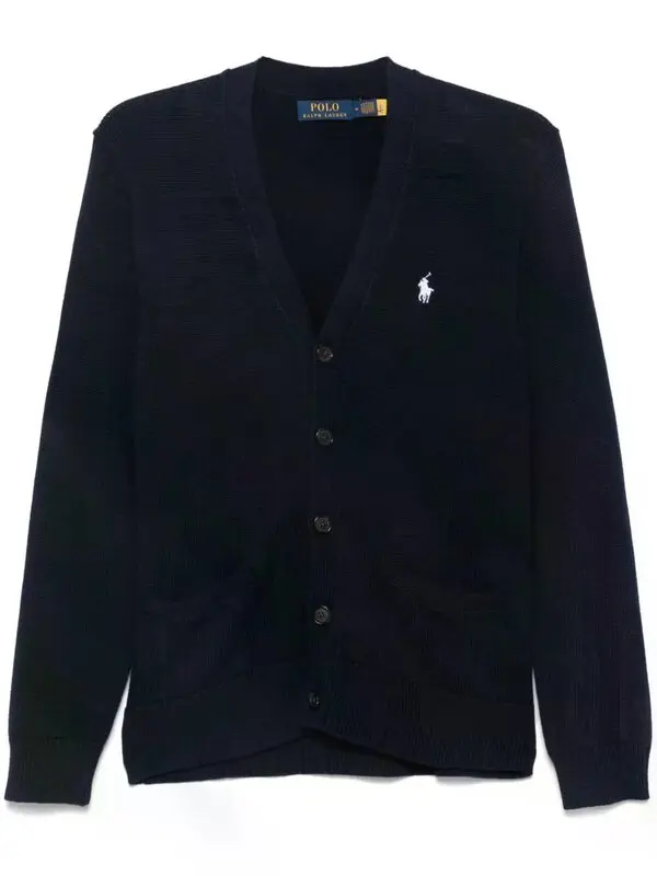 Polo Ralph Lauren Embroidered V-neck Cardigan