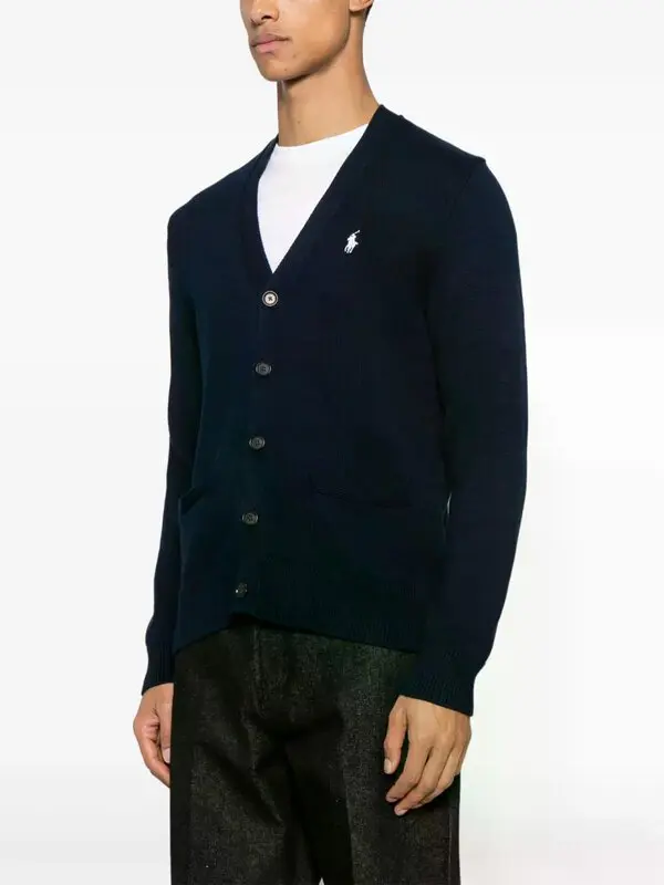 Polo Ralph Lauren Embroidered V-neck Cardigan