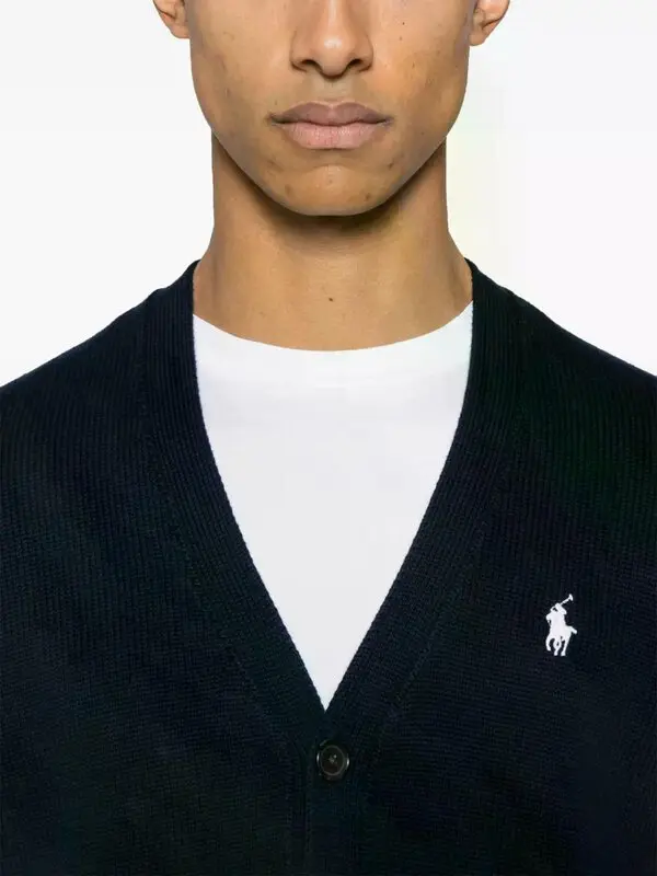 Polo Ralph Lauren Embroidered V-neck Cardigan