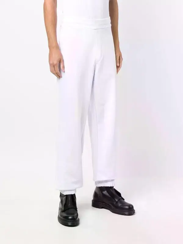 MSGM Logo-print Tapered Cotton Joggers