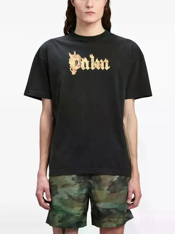 Palm Angels Logo-print Cotton T-shirt
