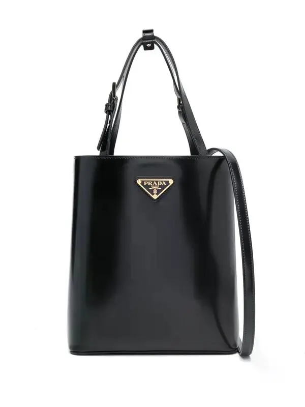 Prada Triangle Logo-plaque Bucket Bag