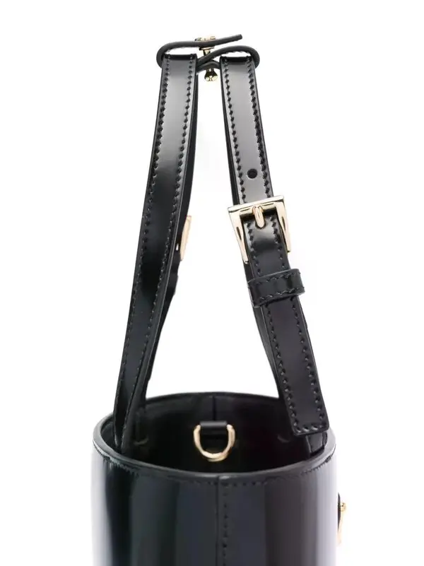 Prada Triangle Logo-plaque Bucket Bag
