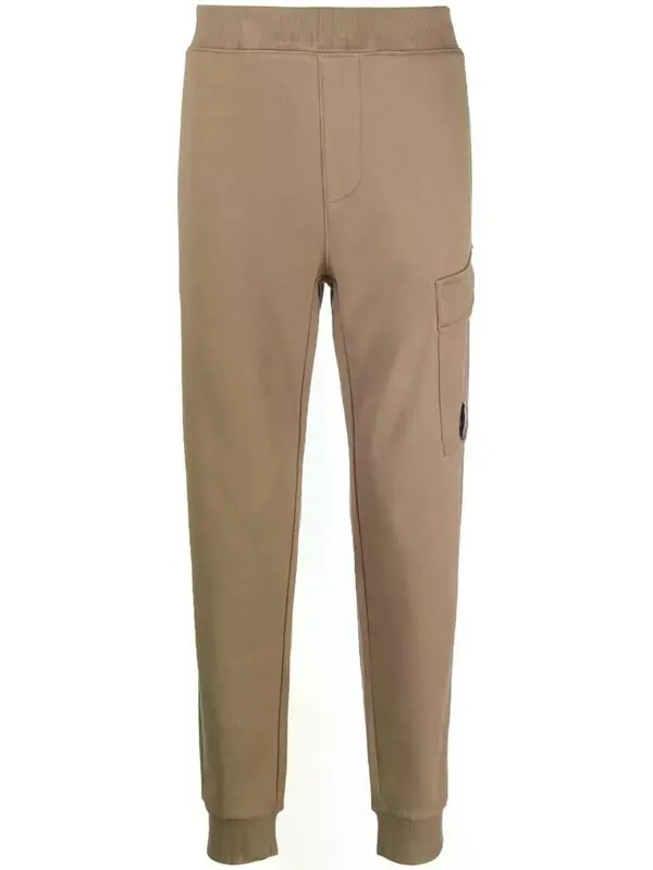 C.P. COMPANY Side Logo-patch Track Pants - Brown