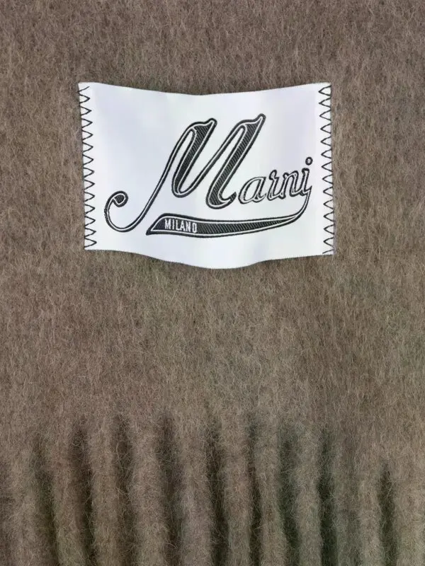 Marni Striped Brushed Scarf