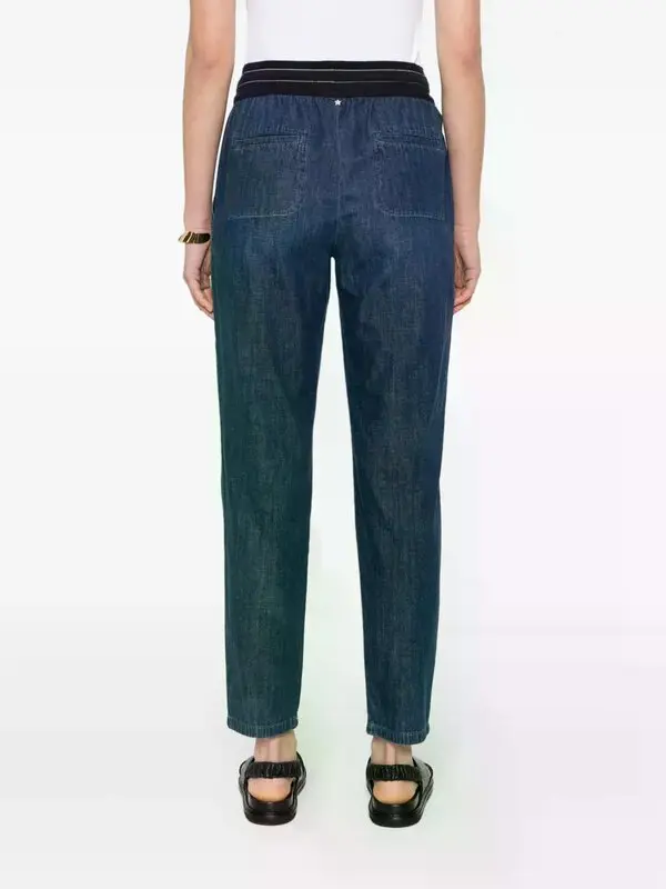 Lorena Antoniazzi Drawstring Tapered Jeans