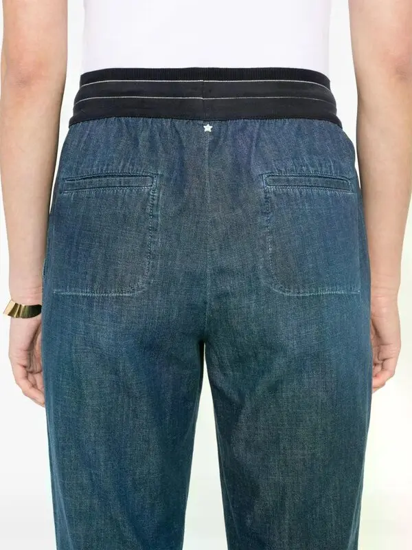 Lorena Antoniazzi Drawstring Tapered Jeans