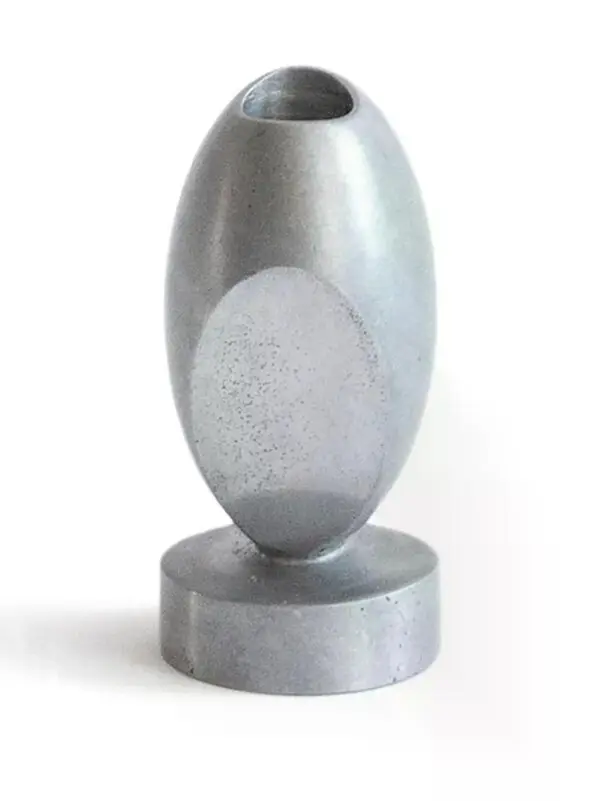 ORIGIN MADE Poise Vertical Aluminium Candle Holder - Silver
