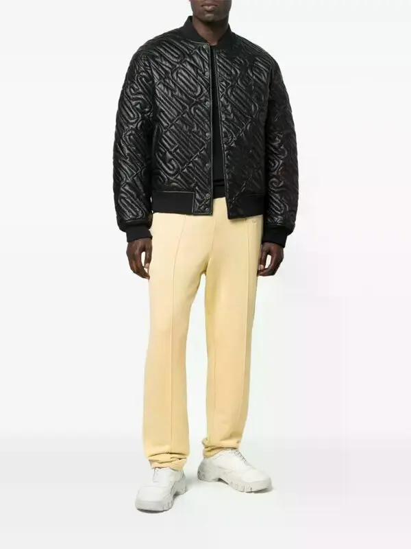 Moschino Embossed Quilted Bomber Jacket