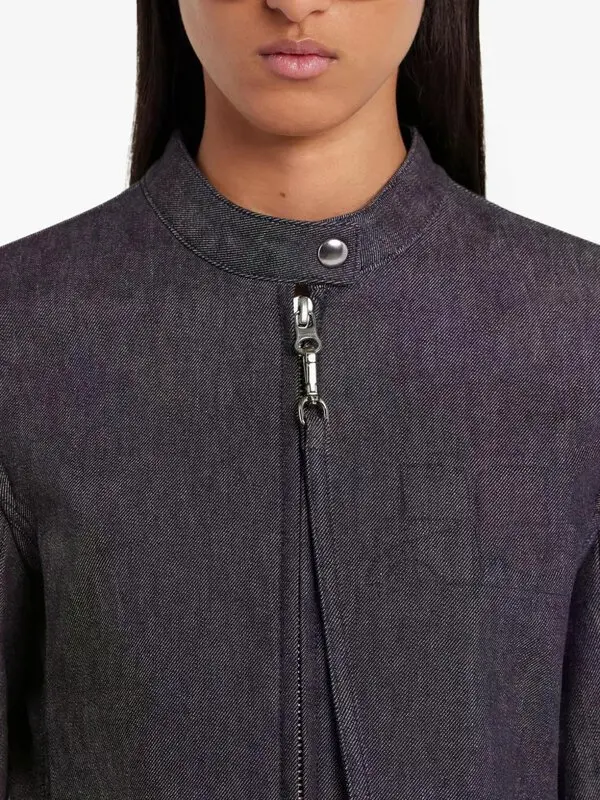 COURREGES Dark Zip-up City Jacket
