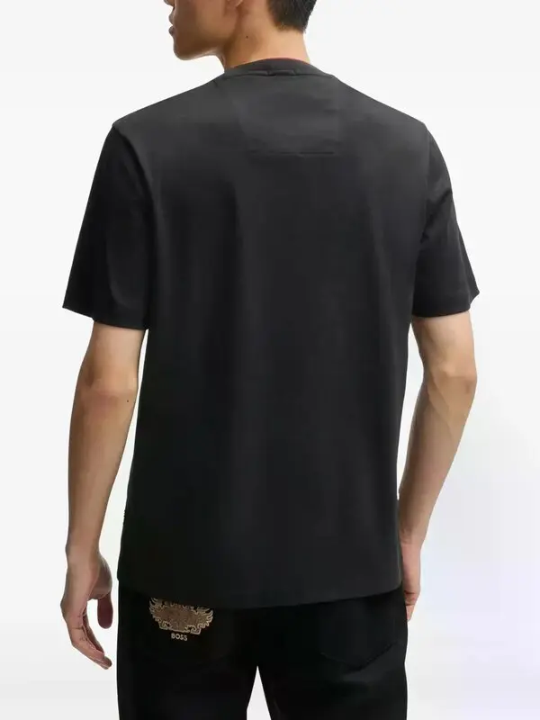 BOSS Logo-embroidered T-shirt